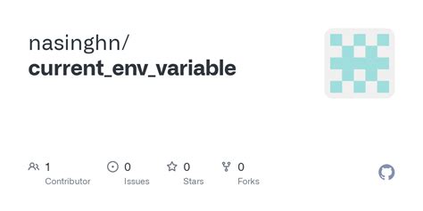 Github Nasinghn Current Env Variable