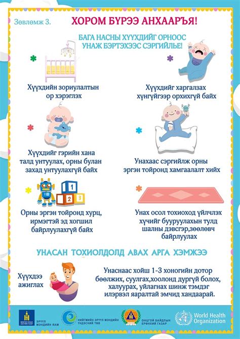 НЭМҮТ ХҮҮХДИЙГ ОСОЛ ГЭМТЛЭЭС СЭРГИЙЛЭХ ХАМГААЛАХ ЗӨВЛӨМЖИЙГ ХҮРГҮҮЛЖ БАЙНА