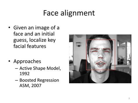 Ppt Face Alignment Using Cascaded Boosted Regression Active Shape Models Powerpoint