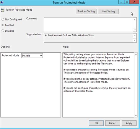 Internet Explorer Protected Mode Gpo Software And Applications Spiceworks Community