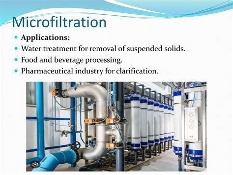 Membrane Separation Process Water Treatment Pptx