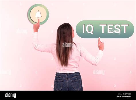 Text Showing Inspiration Iq Test Internet Concept Attempt To Measure