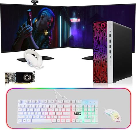 Amazon Com Hp G Gaming Desktop Pc Intel Core I Th Gen Amd Rx Graphics Gb Ram Gb