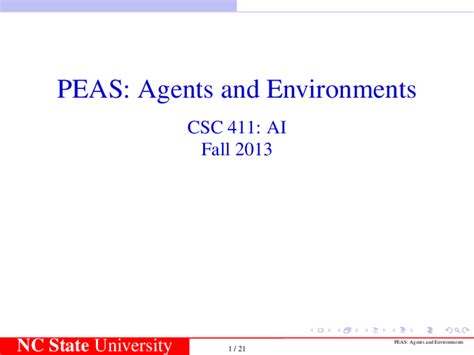 peas artificial intelligence lecture slides slides artificial