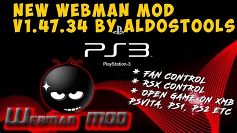 How To Install Webman Mod V14734 Latest Version Ps3 Hencfw 487 Setting Fan And Open Game On
