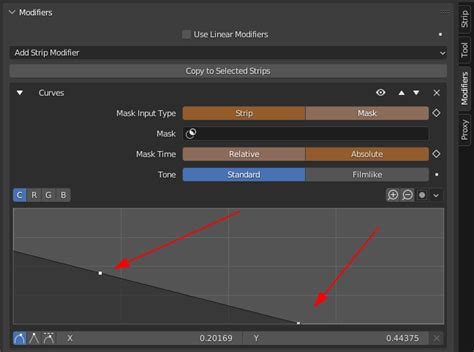 Sequencer Strip Modifier Curves Keyframes Basics Interface Blender Artists Community