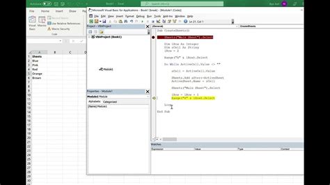 Ms Excel Vba Tutorial Using Vba To Automatically Create And Delete