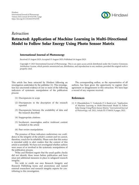 Pdf Retracted Application Of Machine Learning In Multi Directional Model To Follow Solar