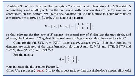 Solved Problem 2 ﻿write A Function That Accepts A 2×2