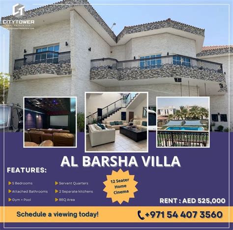Wania Khan On Linkedin 🏡 Villa For Rent In Al Barsha 📍al Barsha 2 Umm Suqeim Street 5…