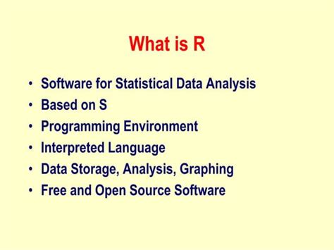 Advanced Data Analytics With R Programming Ppt