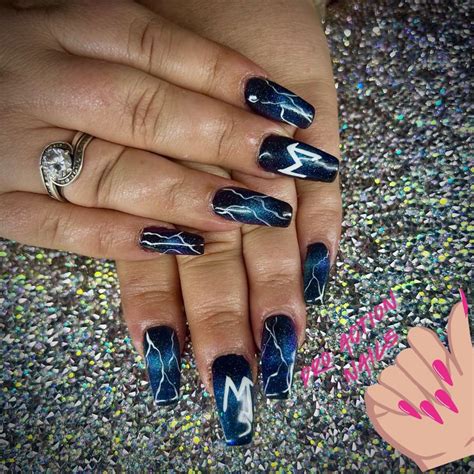 Metallica Nails Band Nails Concert Nails Fall Acrylic Nails