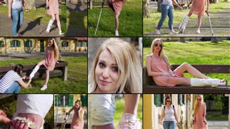 Jade Slwc Hb Cure For A Stink Foot With Crutching And Foot Play Casted Memories Casts Clips4sale