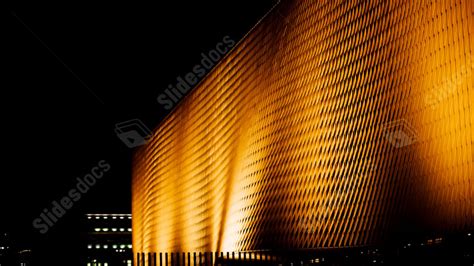 Building City Space Night Map View Modern Architecture Powerpoint Background For Free Download