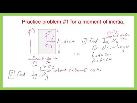 6 Solved Problems For The Estimation Of Moment Of Inertia Engineering Oasis Best