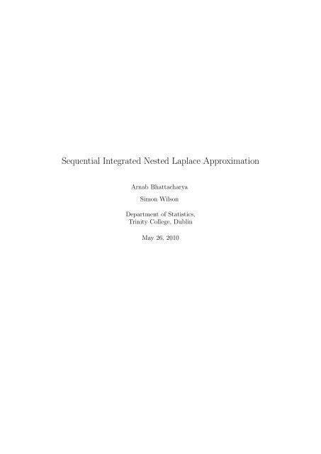 Sequential Integrated Nested Laplace Approximation