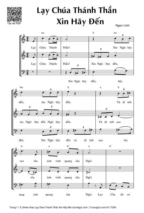 Sheet Th Nh Th N H Y N Pdf Lyrics Chords