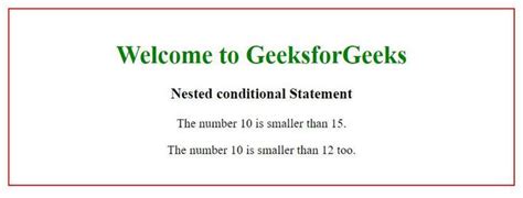 Conditionals In Pug View Engine Geeksforgeeks
