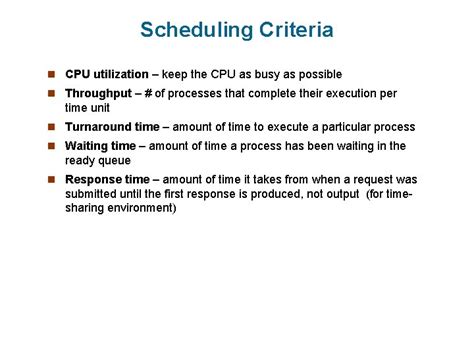 Cpu Scheduling Cpu Scheduling N Basic Concepts N