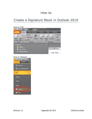 Fillable Online Create A Signature Block In Outlook Fax Email Print PdfFiller Fillable Online Create A Signature Block In Outlook Fax Email Print PdfFiller