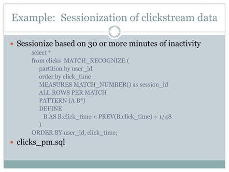 Sql For Pattern Matching Oracle 12c Ppt