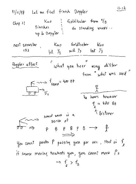 PHY 121 123 Lecture Notes Week 11