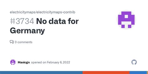 No Data For Germany · Issue 3734 · Electricitymaps Electricitymaps Contrib · Github