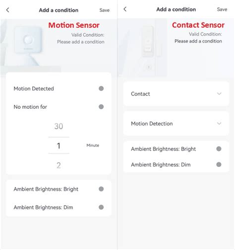 automation of motion sensors or contact sensor switchbot help center