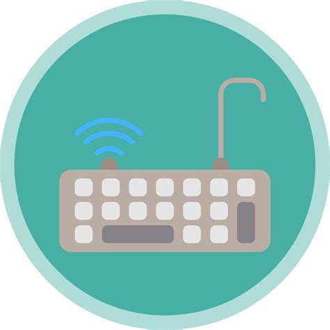 Keyboard Flat Multi Circle Icon 44148426 Vector Art At Vecteezy