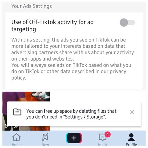 Privacy Tips When Using Tiktok Do Not Use This Free Up Space Feature