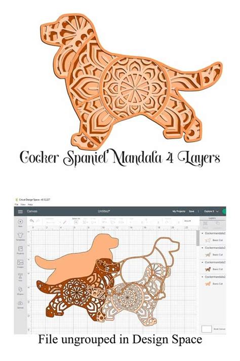 Cocker Spaniel Mandala