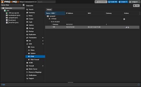 Setting SDN Software Defined Network And Port Forwarding On Proxmox 8