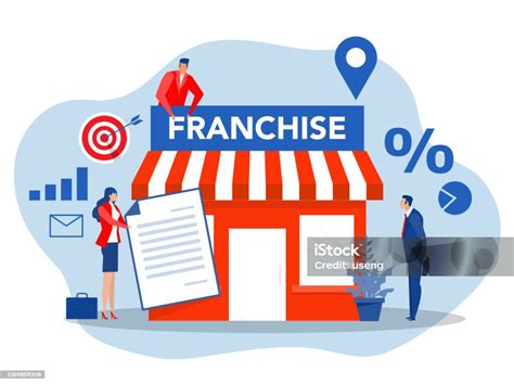 중소기업 또는 프랜차이즈 지점 확대 전략으로 투자하는 기업인금융 마케팅 기획 벡터 일러스트레이터 개발에 대한 스톡 벡터 아트 및 기타 이미지 Istock