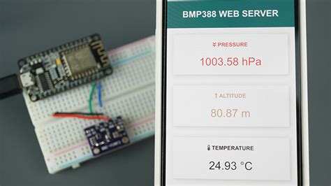 Bmp388 Barometric Sensor Setup For Esp8266 Nodemcu Arduino Ide