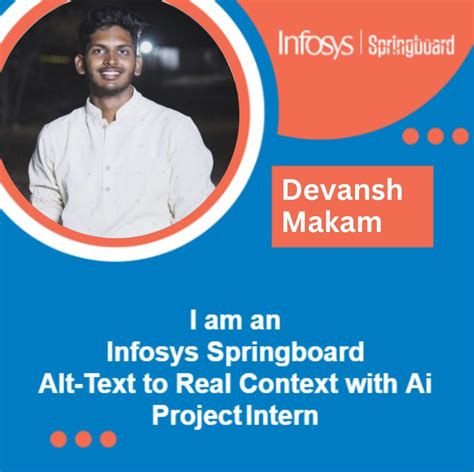 devansh makam on linkedin infosysspringboard internshipopportunity