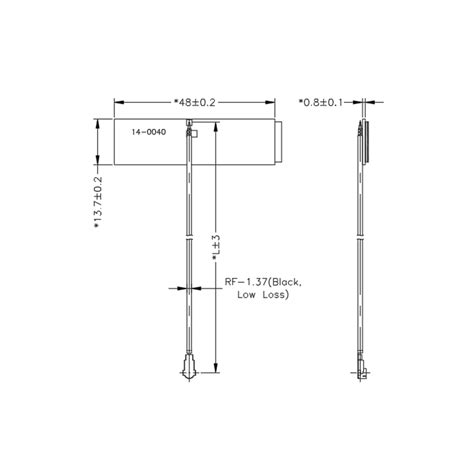 1575ghz Gps Gnss Embedded Pcb Cable Antenna