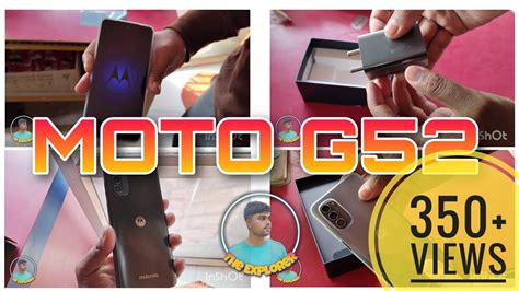 Unboxing Of All New Moto G52 6 128 Snapdragon 680 Black Colour