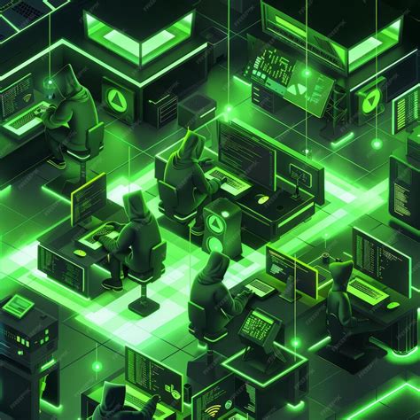 Premium Photo Data Center Server Room Data Center Isometric 3d Rendering