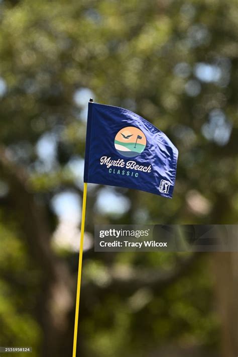 A Pin Flag At The Ninth Green During The Third Round Of Myrtle Beach
