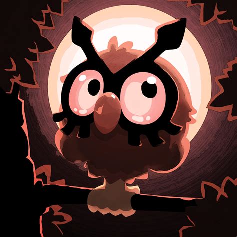Hoothoot At Night By Kyleoliver Art On Deviantart