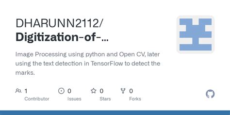 Github Dharunn2112digitization Of Marksheet Image Processing Using Python And Open Cv