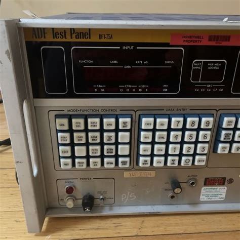 Find Bendix Kind Adf Test Panel Dft 75a Untested Avionics Aviation In Salem Connecticut