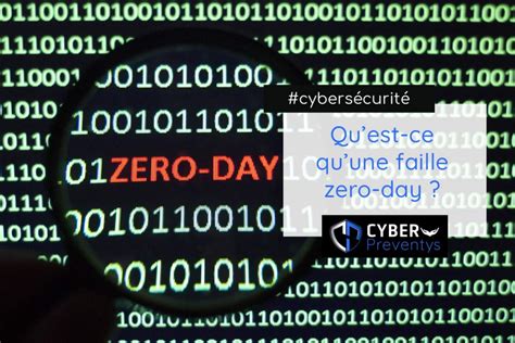Quest Ce Quune Faille Zero Day Cyber Preventys