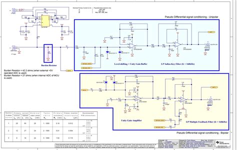 电流输出霍尔传感器 Ct 与伪差分 Adc Mcu 的连接参考设计