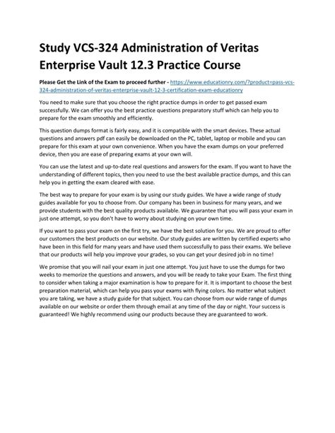 Ppt Vcs 324 Administration Of Veritas Enterprise Vault 123 Powerpoint Presentation Id12215465