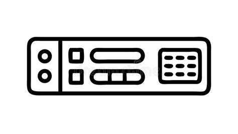 Audio Stereo System Icon For Music And Entertainment Vector Design Generative Ai Stock Vector
