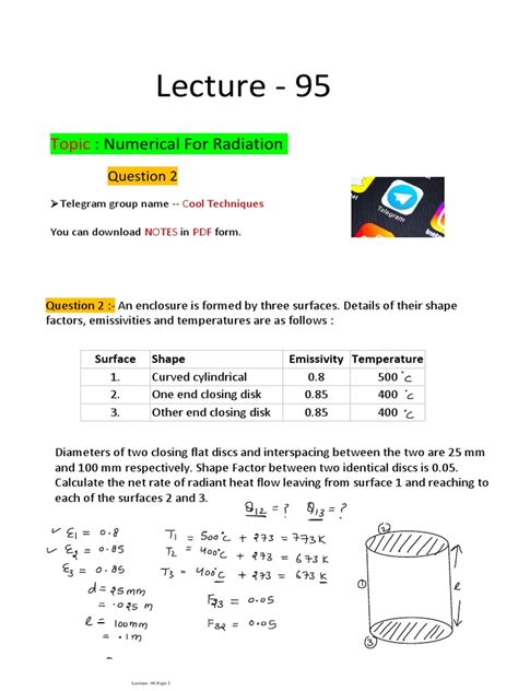Hmt Lecture 95 Pdf