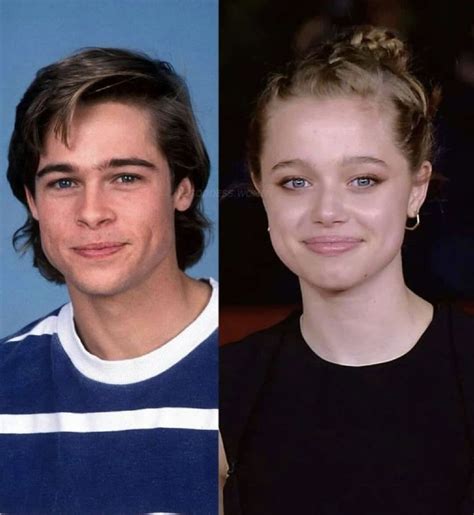 შაილო ჯოლი პიტი გოგონა ორივე მშობლებს თანაბრად ჰგავს ფოტოკოლაჟი რადიო ფორტუნა Fortuna Ge