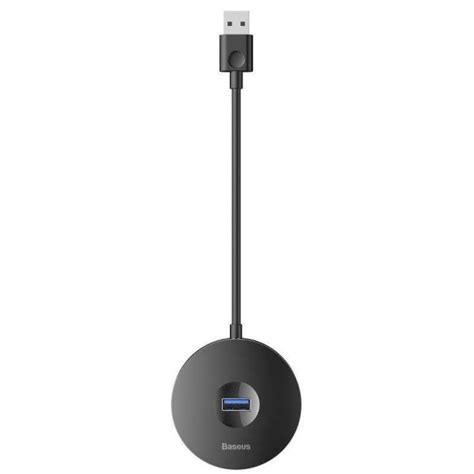Baseus Hub 4 Em 1 Usb 15 Cm Preto Kuantokusta