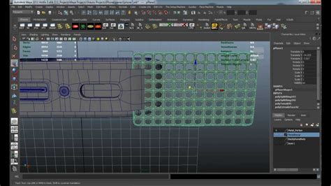 Modeling Texturing Shading And Rendering The Iphone In Maya Part 2